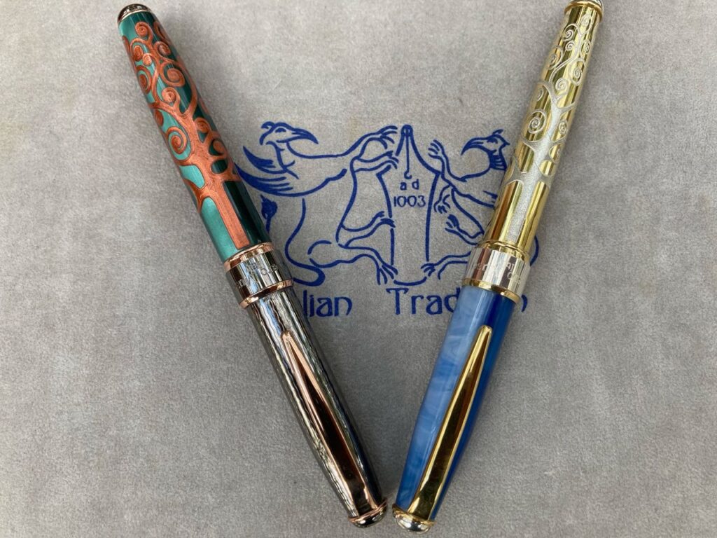 Tree of Life Fountain Pen (Vermeil) – Grifos Pens of Italy